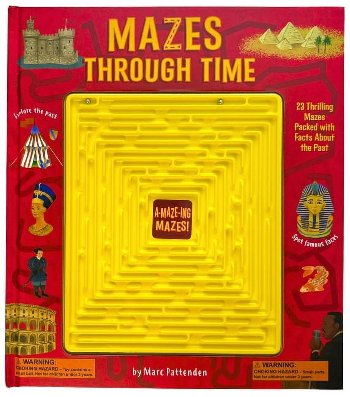A-Mazing Mazes! Mazes Through Time: Featuring 3D Maze Game, (Hardcover ...