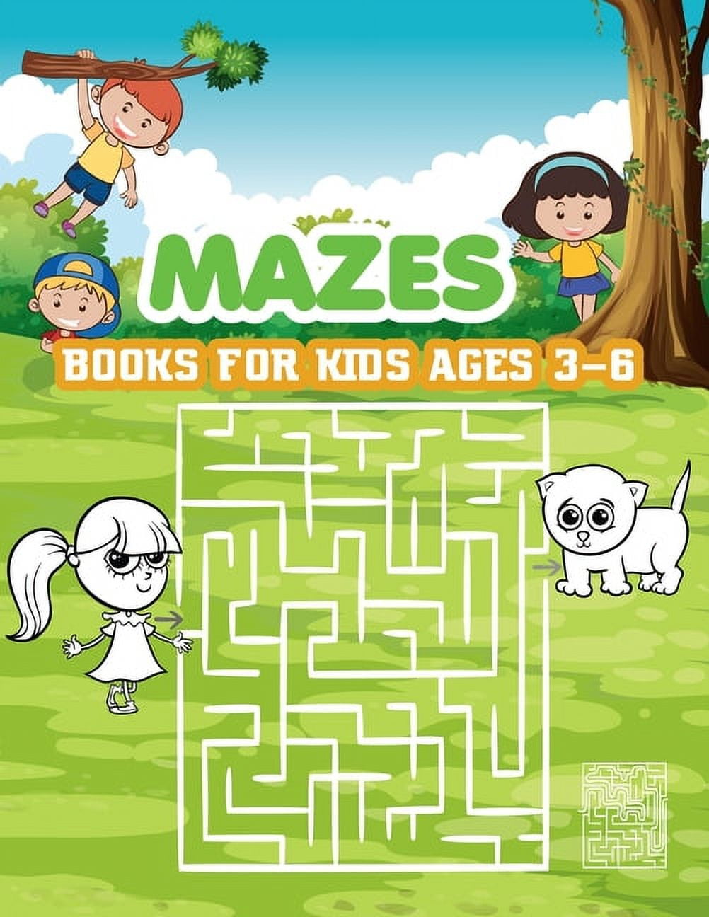 Mazes books for kids ages 3-6 : An Cute Mazes Activity Book for Kids ...