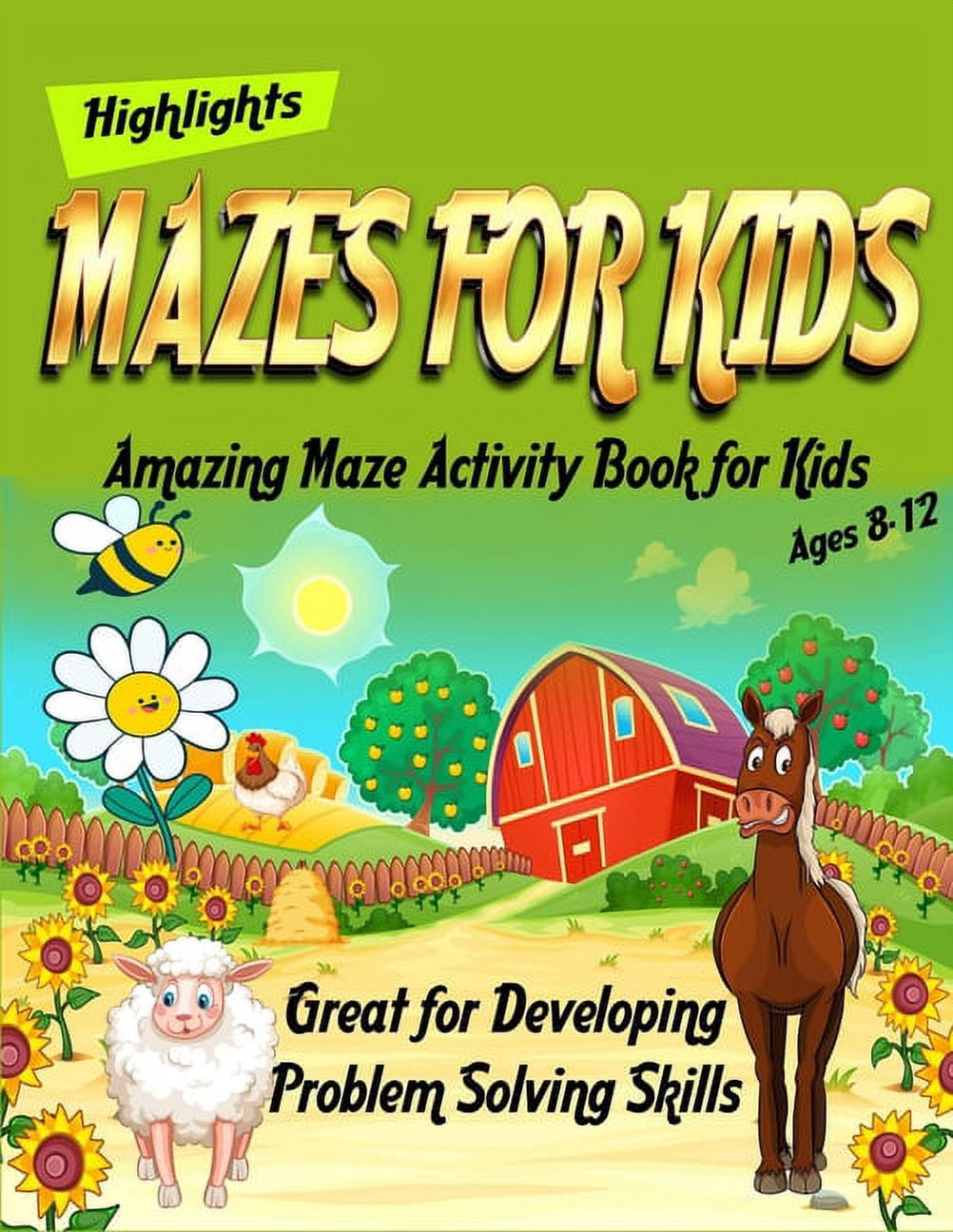 Mazes for Kids: Amazing Maze Activity Book for Kids Ages 8-12 - Great ...