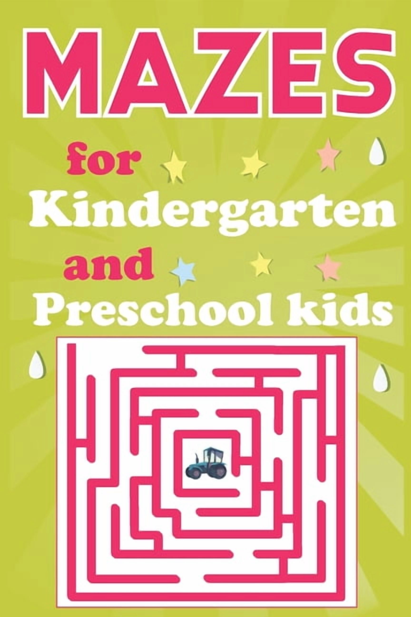 Maze Books: Mazes for Kindergarten and Preschool Kids: Maze Activity ...
