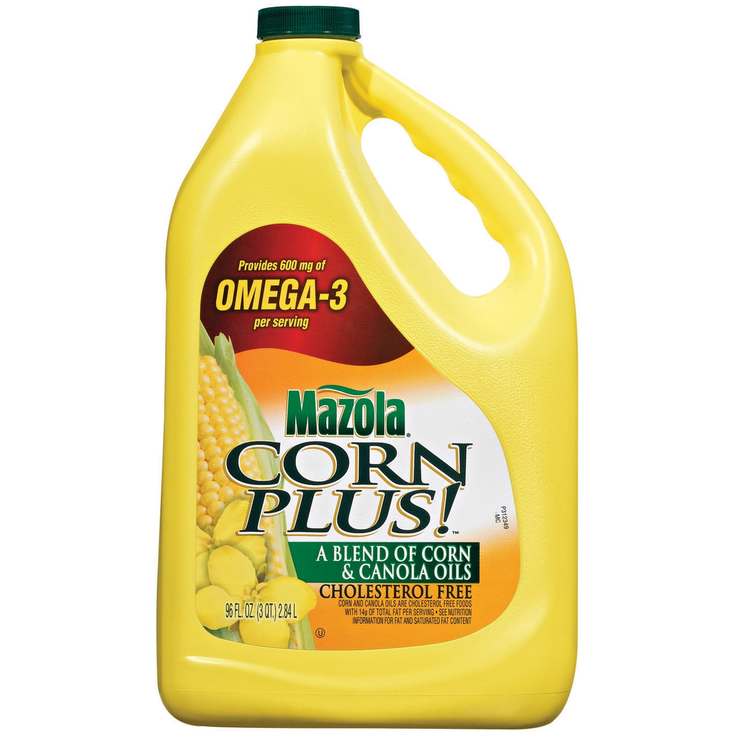 Mazola Corn Plus Blend of Corn & Canola Oil, 96oz, Shelf Stable ...