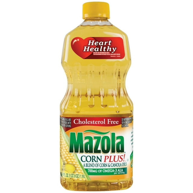 Mazola Corn Plus! Corn & Canola Oil - 40 oz - Walmart.com