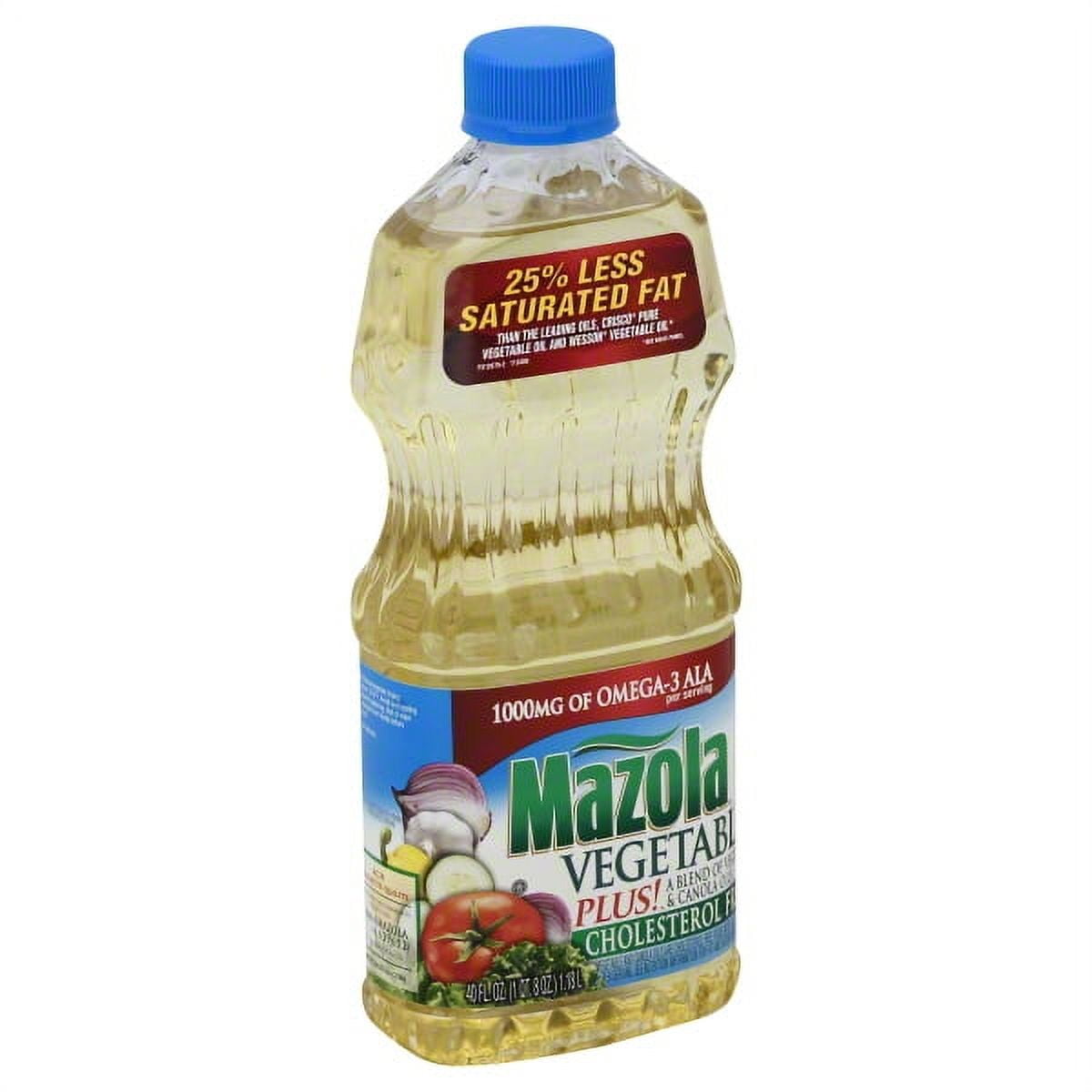 Mazola Cholesterol Free Vegetable Plus Vegetable and Canola Blend Oil ...