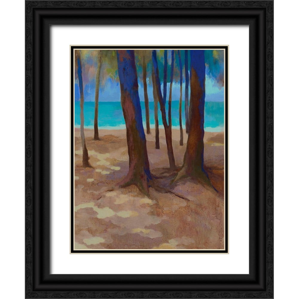 Mazur-Devaux, Ewa 12x14 Black Ornate Wood Framed with Double Matting ...