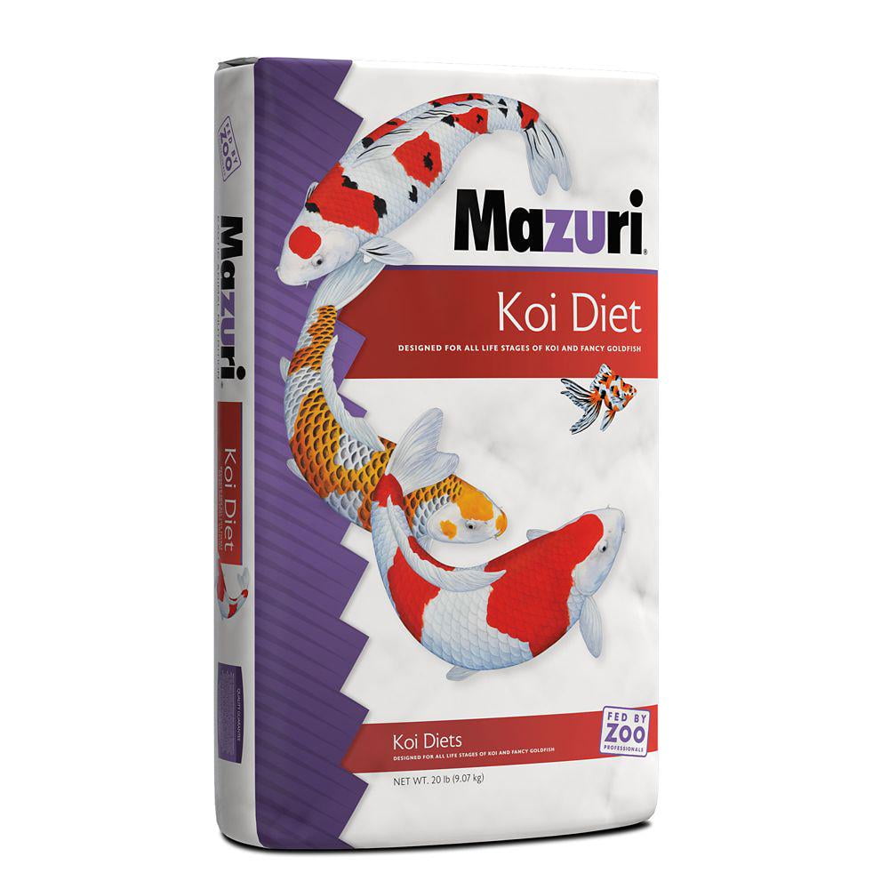 Mazuri Koi Platinum Nuggets Fish Food, 20 lb. Bag - Walmart.com