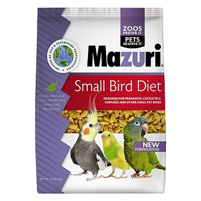 Mazuri Small Bird Food, 2.5 lbs. - Walmart.com