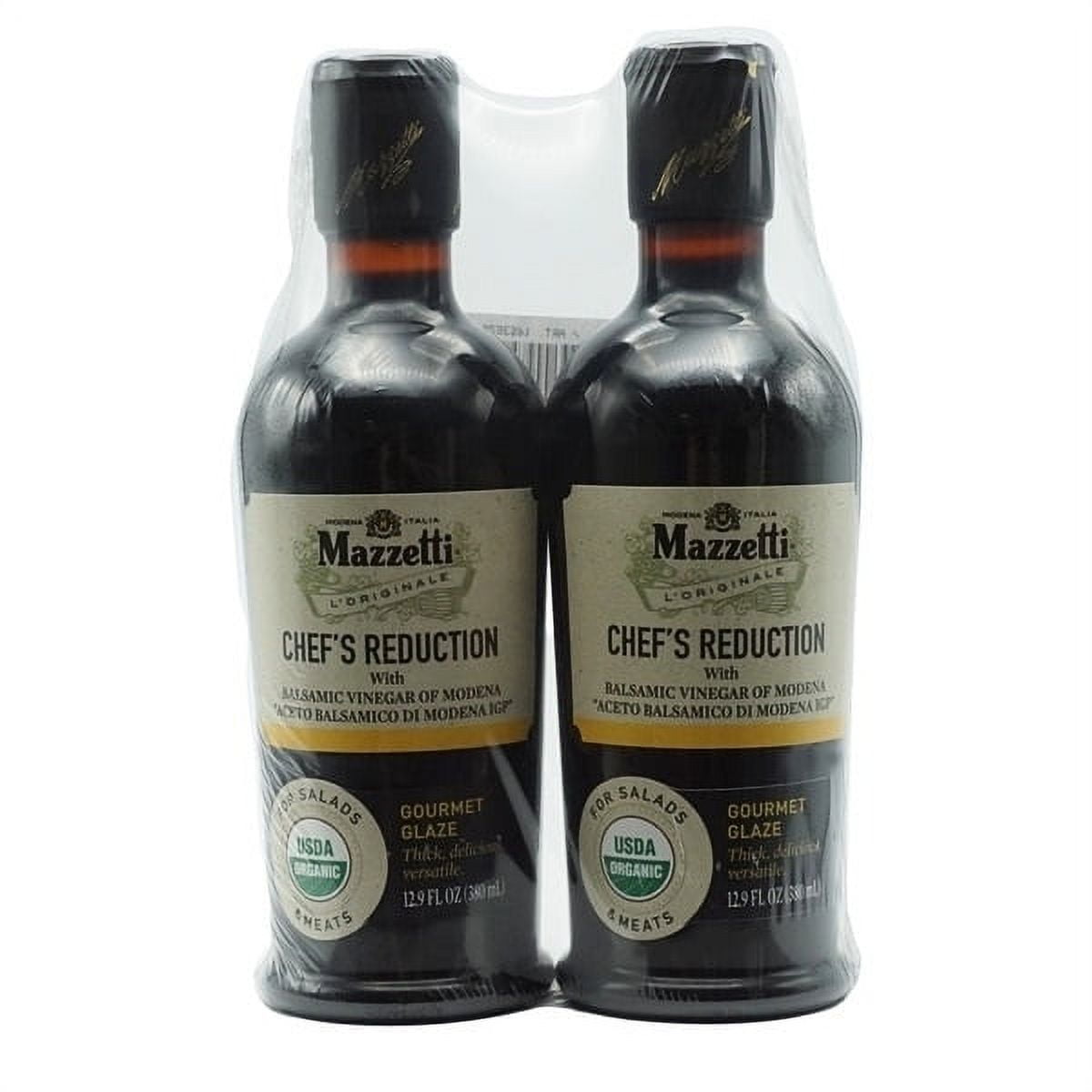 Mazzetti Aged Organic Balsamic Vinegar Reduction, Sweet & Tangy, 380 ml ...