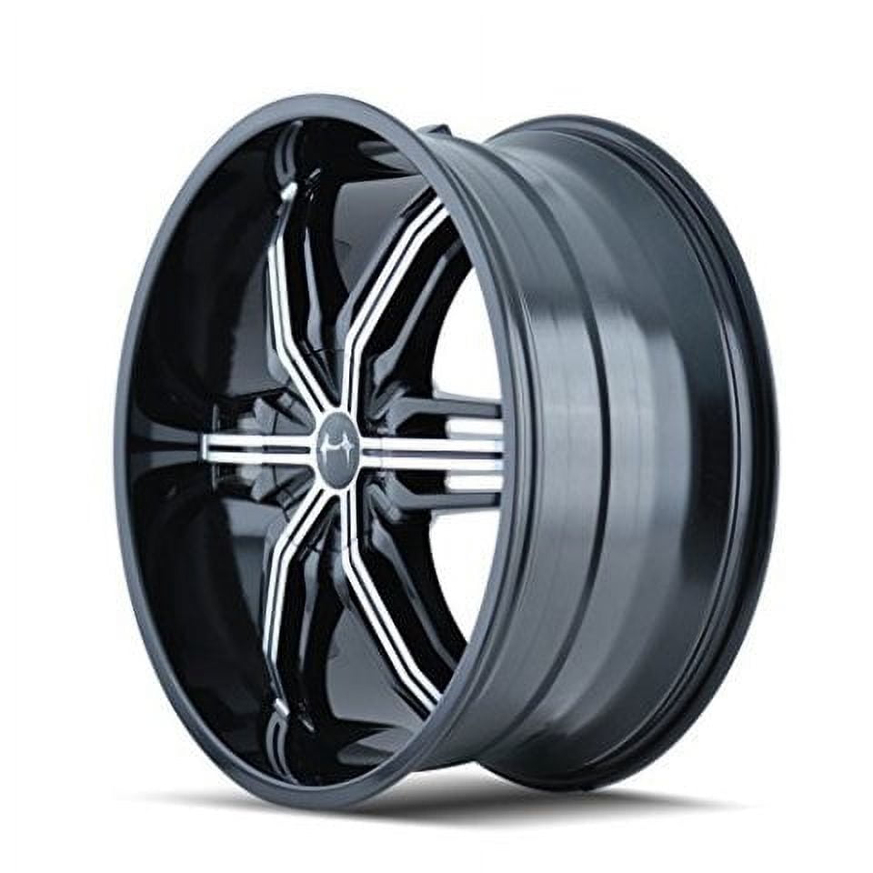 Mazzi Rush 792 Black Wheel with Machined Face (20x8.5"/10x115mm ...