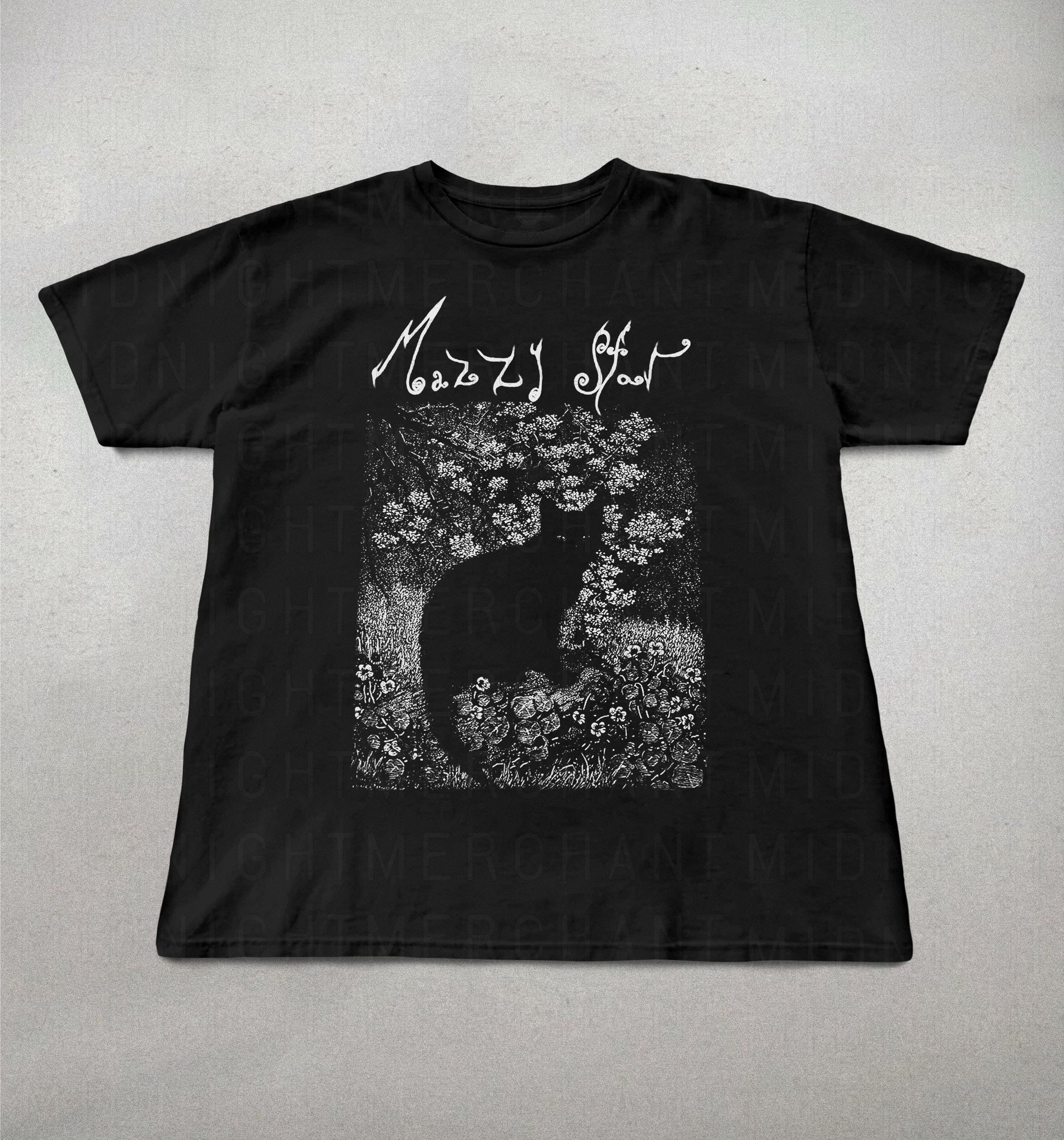Mazzy Star Cat Shirt, 90s Alternative Rock, Hope Sandoval Tee, Mazzy ...