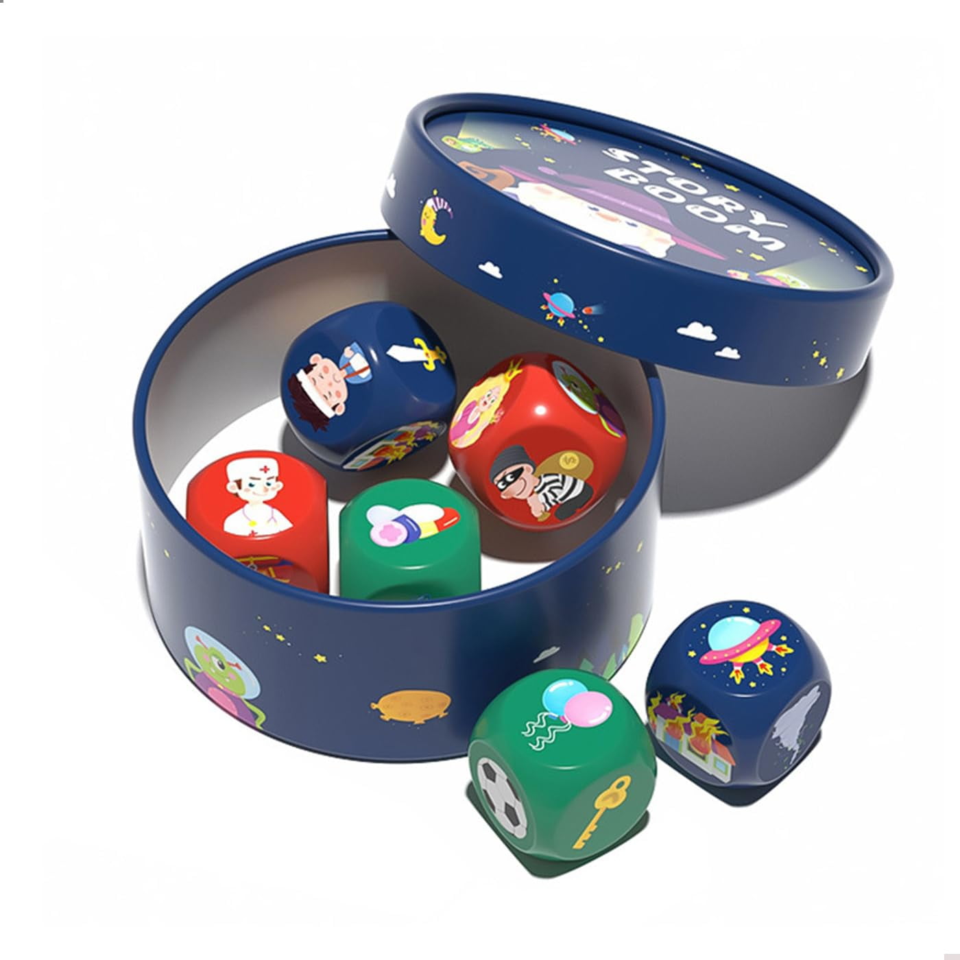 Mbarbs Story Cubes Dice STF9 Boom | Storytelling Game for Kids and ...