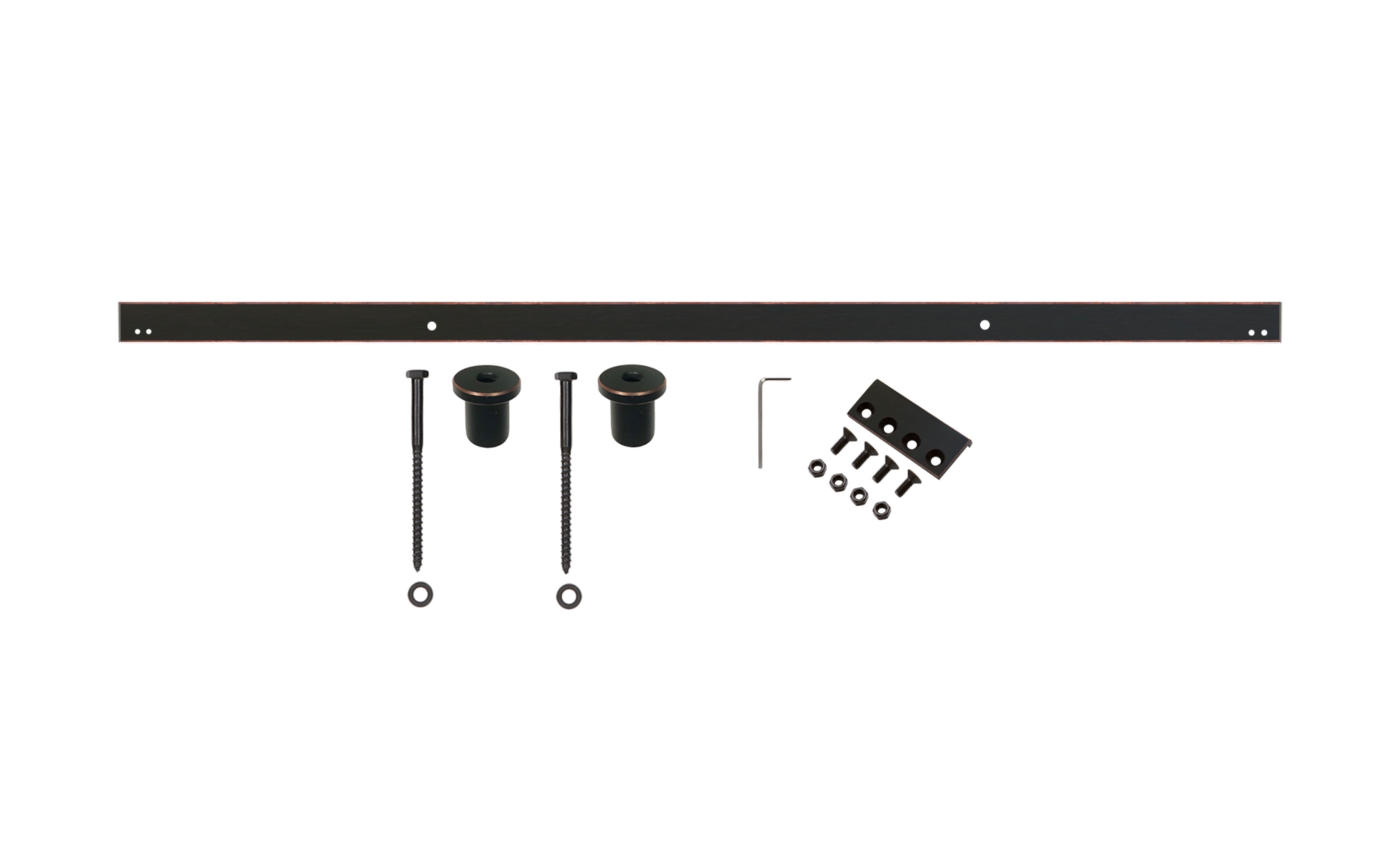 Mbdh0495 24" Barn Door Rail Extension Kit - Bronze - Walmart.com