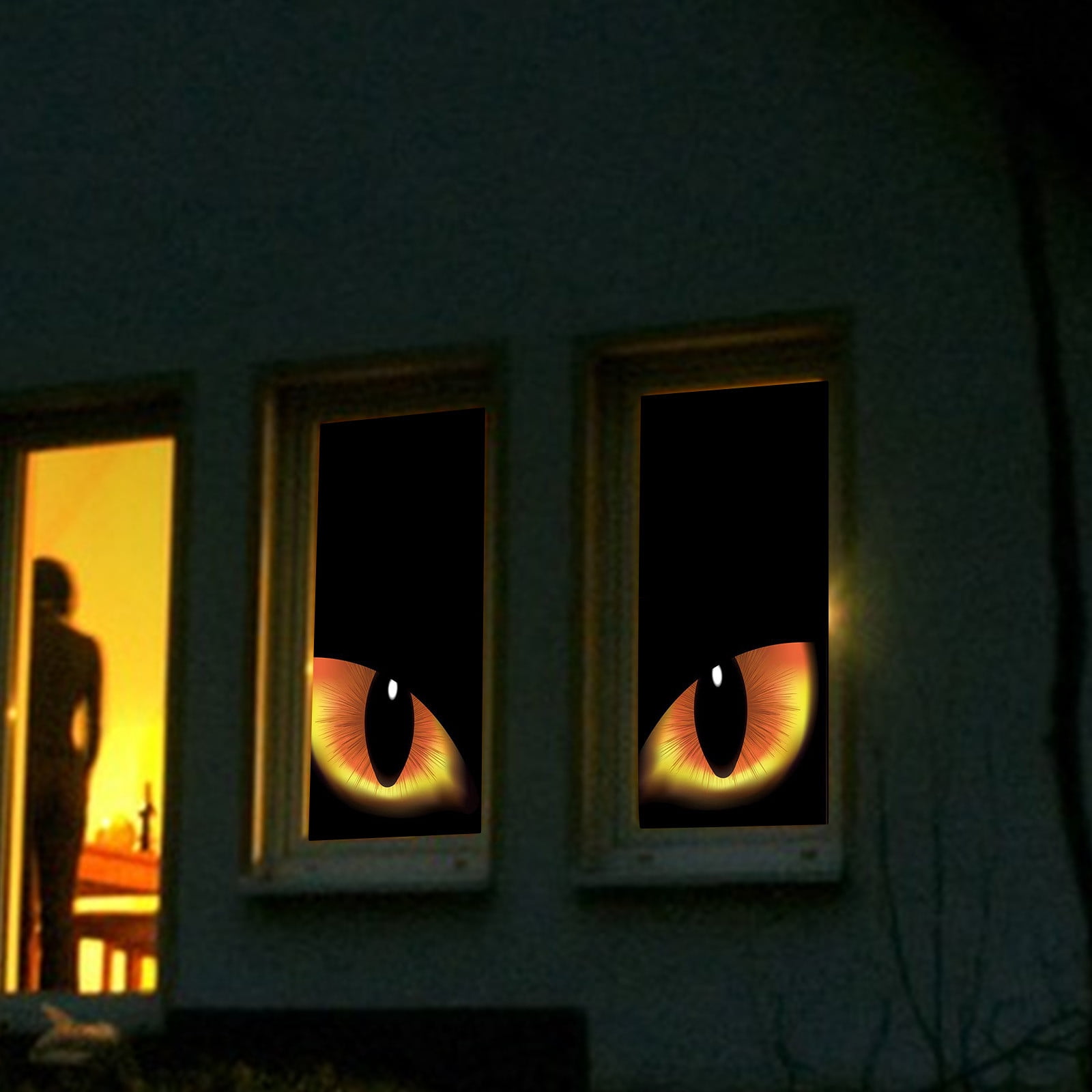 Mbvtdt Window Eyes Halloween Decorations Outdoor,Scary Spooky Window ...