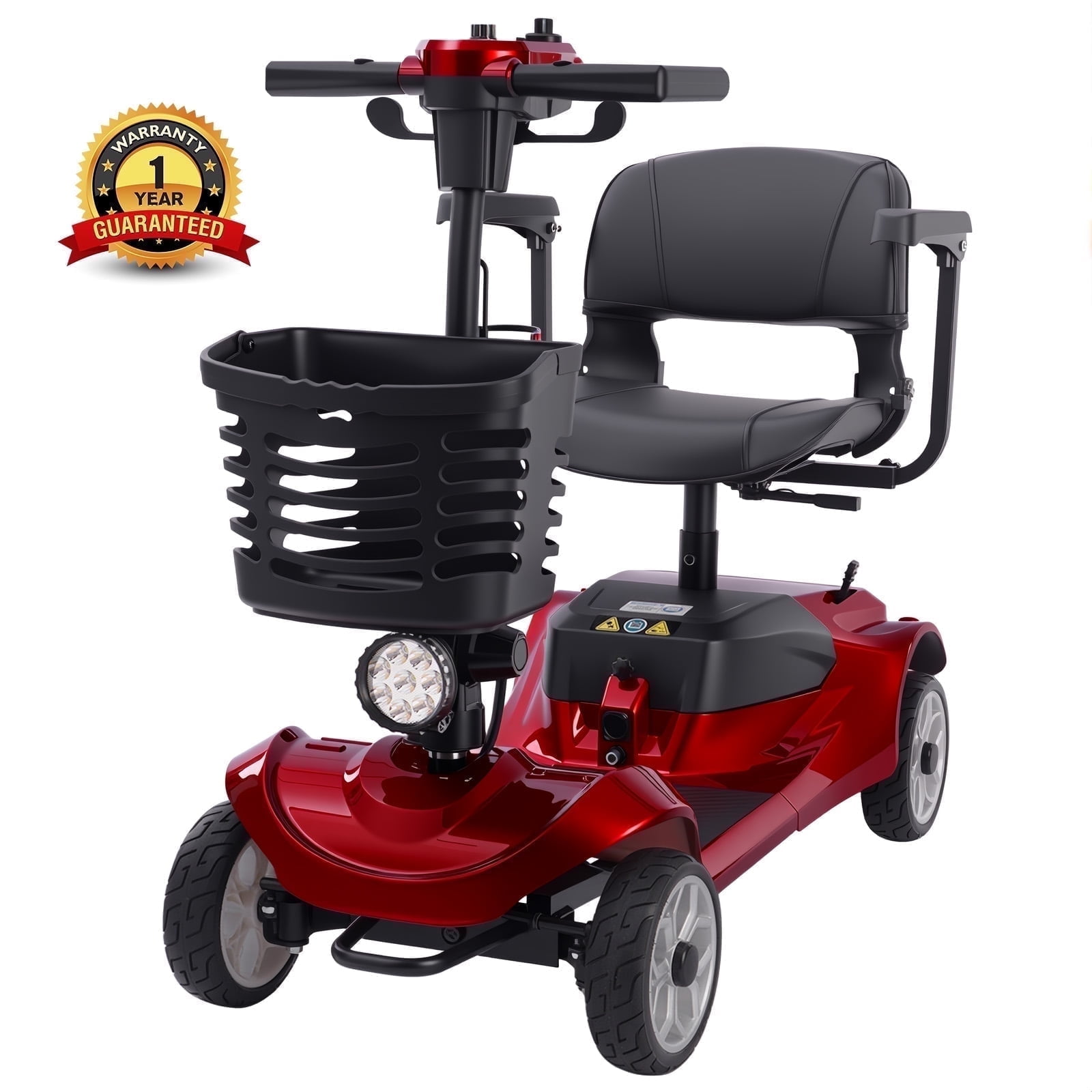 Mbxcooter 15 Miles 4-Wheel Mobility Scooter for Adults/Seniors ...