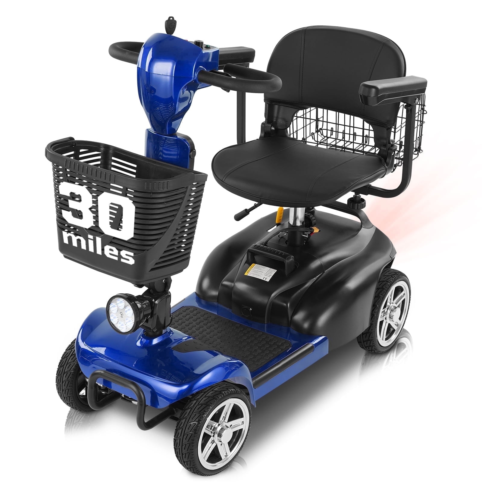 Mbxcooter 4 Wheel Mobility Scooter for Adults/Seniors,15-45 Miles ...