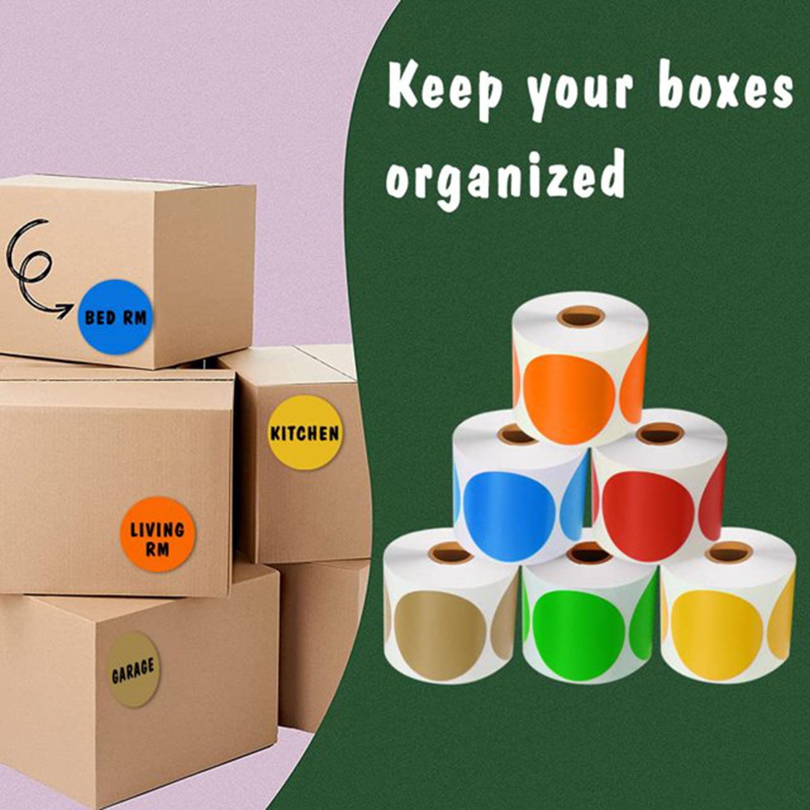 Mbxmh Household Stickers Clearance! Thermal Sticker Labels Self ...