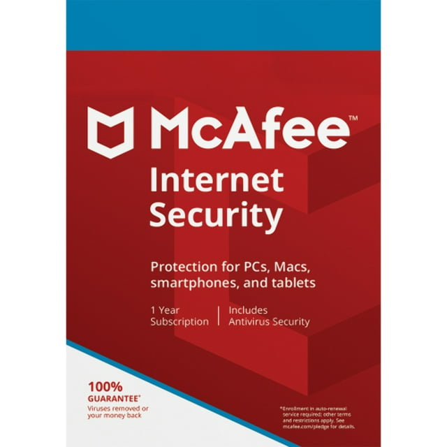McAfee 2-Year Internet Security Antivirus Protection | 1-Device ...