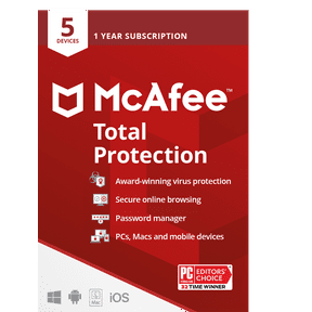 McAfee Total Protection Antivirus & Internet Security Software (Windows ...