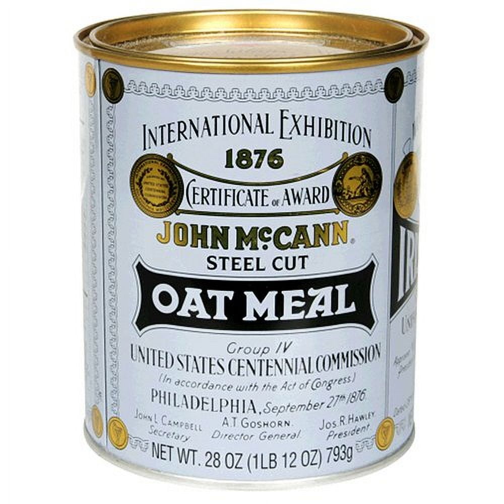 McCann's Irish Oatmeal, Traditional Steel Cut SMROats, 28 Ounce - Walmart.com