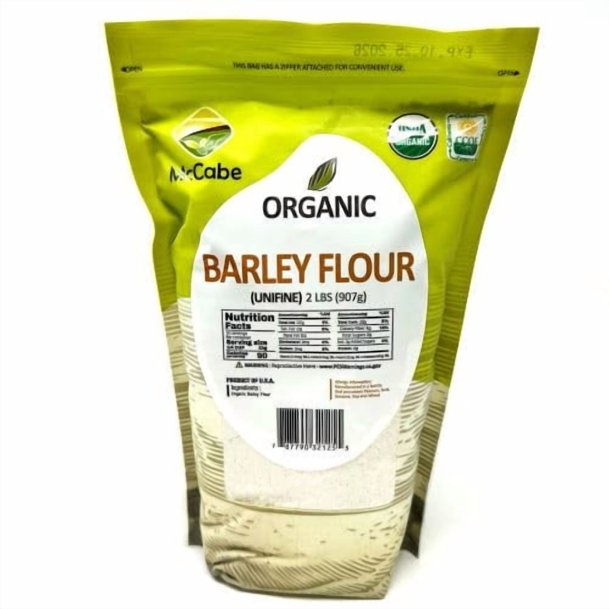 McCabe Organic Barley Flour VTF5 - Barley Flour for Cooking and Baking ...