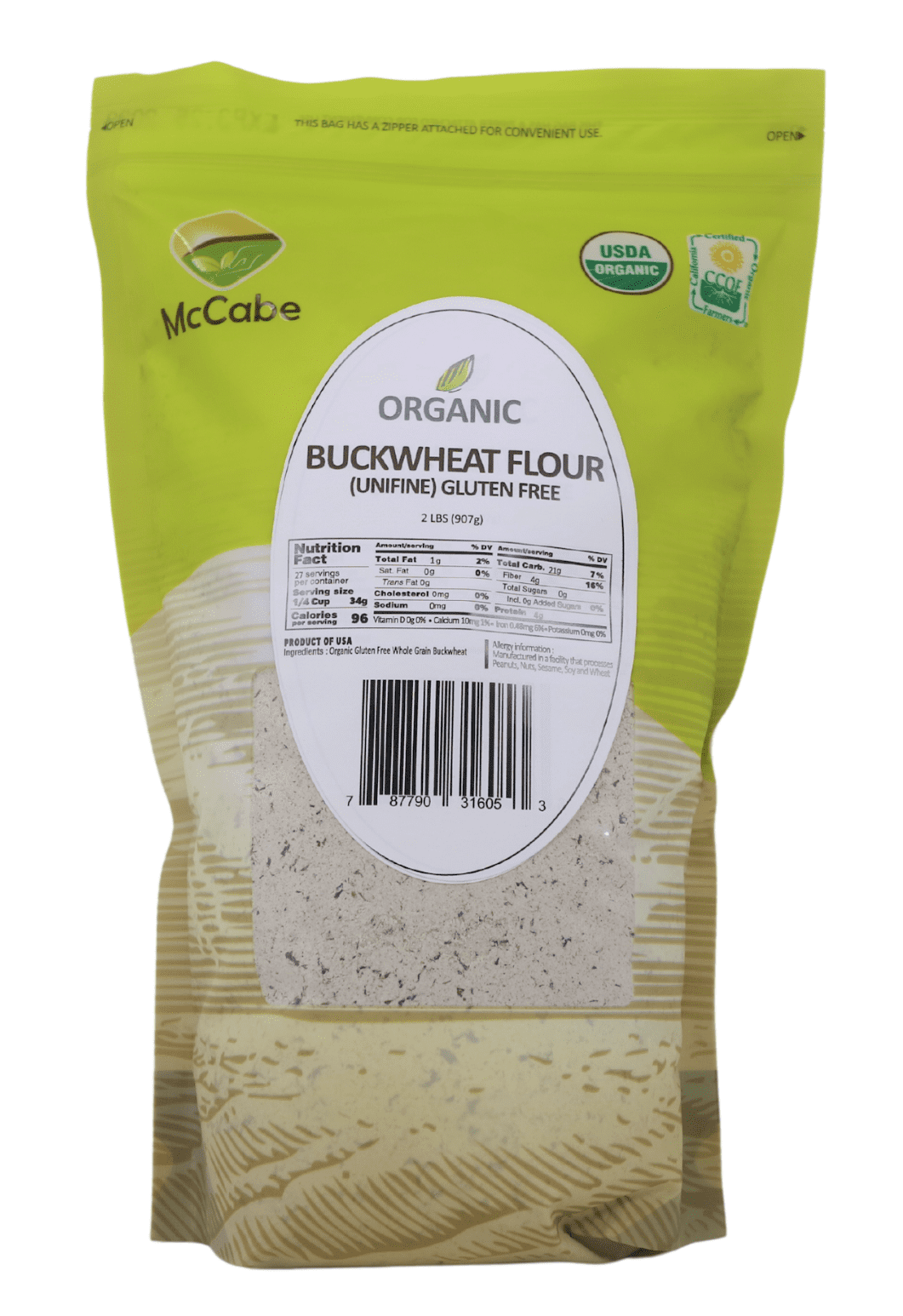 McCabe Organic Buckwheat Flour - Buckwheat Flour Organic | Rich with ...