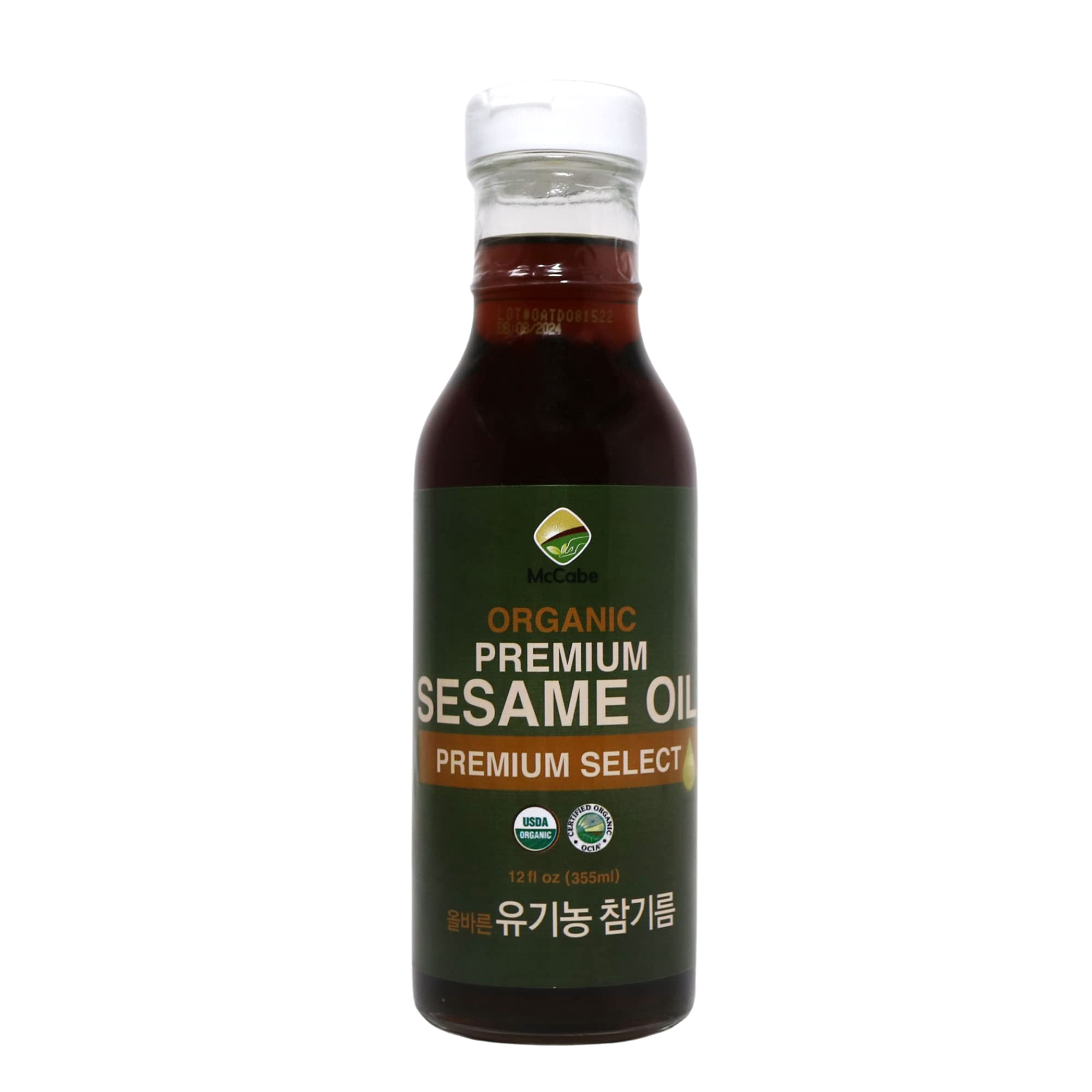 McCabe Organic Premium Sesame Oil - Organic Sesame Oil for Cooking ...
