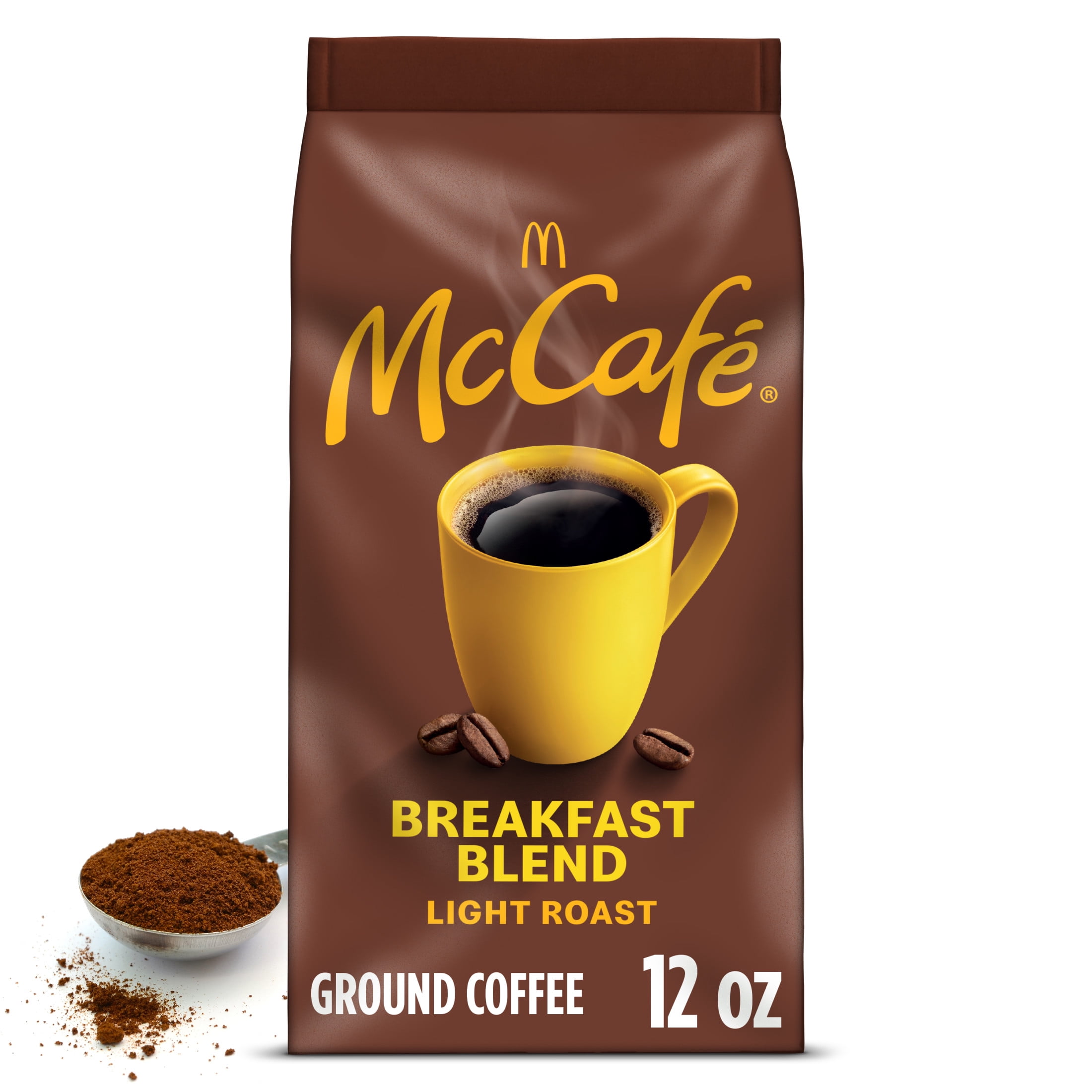 McCafe Breakfast Blend, Medium Roast, Ground Coffee, 12 oz - Walmart ...