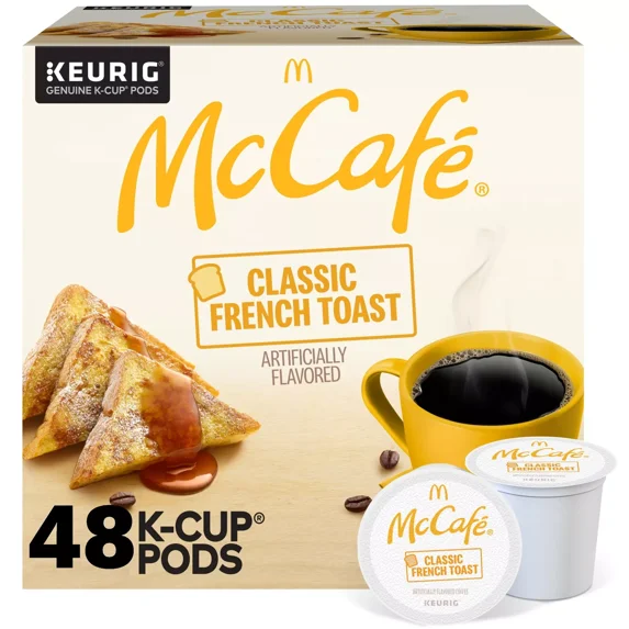 McCafe Classic French Toast Coffee, Single Serve 48 K-Cup Pods ...