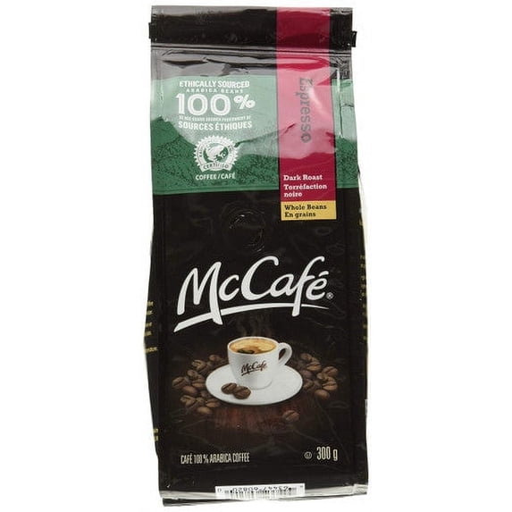 McCafe Espresso Whole Bean Coffee, 300g/10.6 oz - Walmart.com
