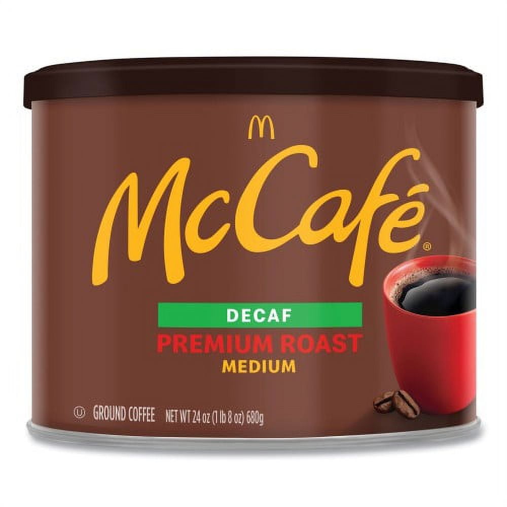 McCafe Ground Coffee, Premium Roast Decaf, 24 oz Can (079737) - Walmart.com