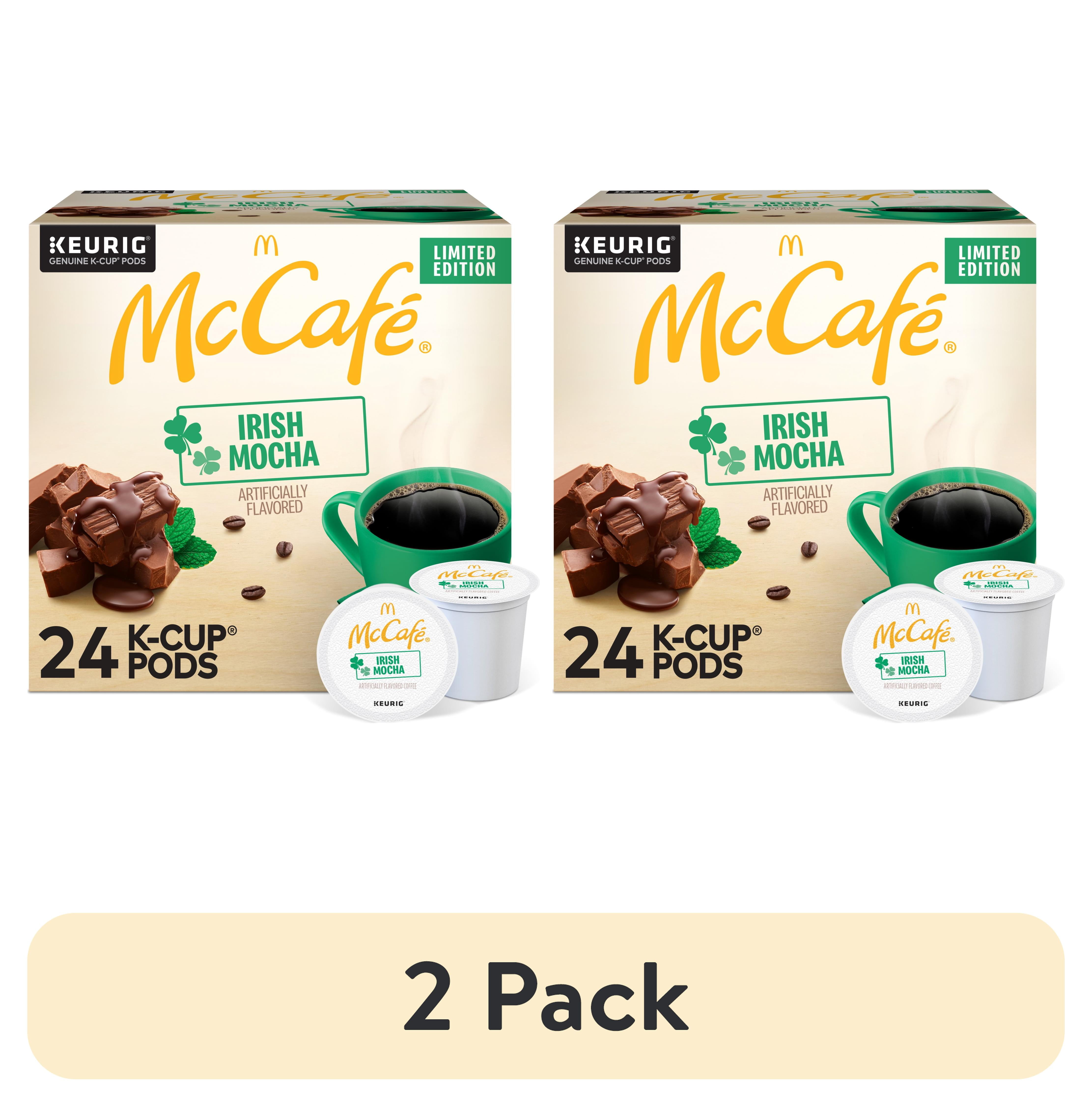 (2 pack) McCafe, Irish Mocha Light Roast K-Cup Coffee Pods, 24 Count ...