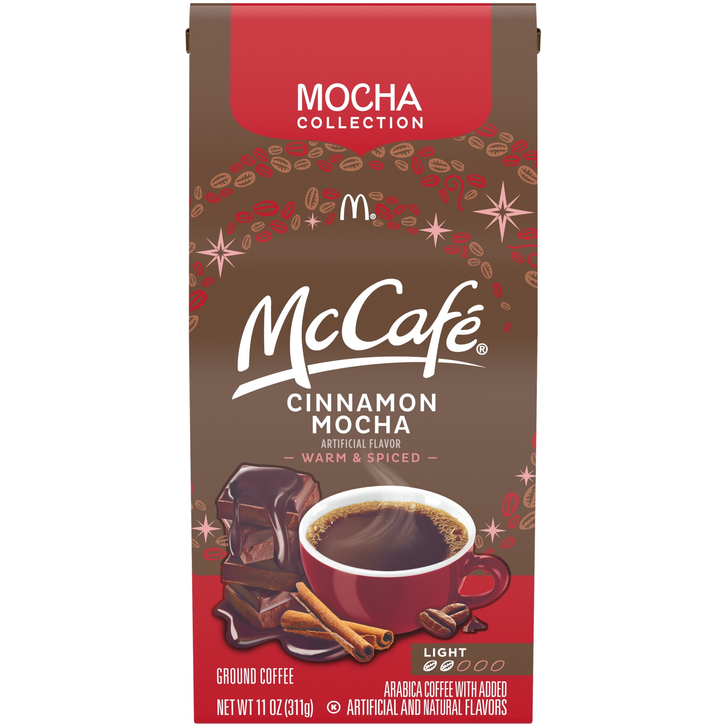 McCafe Mocha Magic Cinnamon Mocha Ground Coffee, 11 oz Bag - Walmart.com
