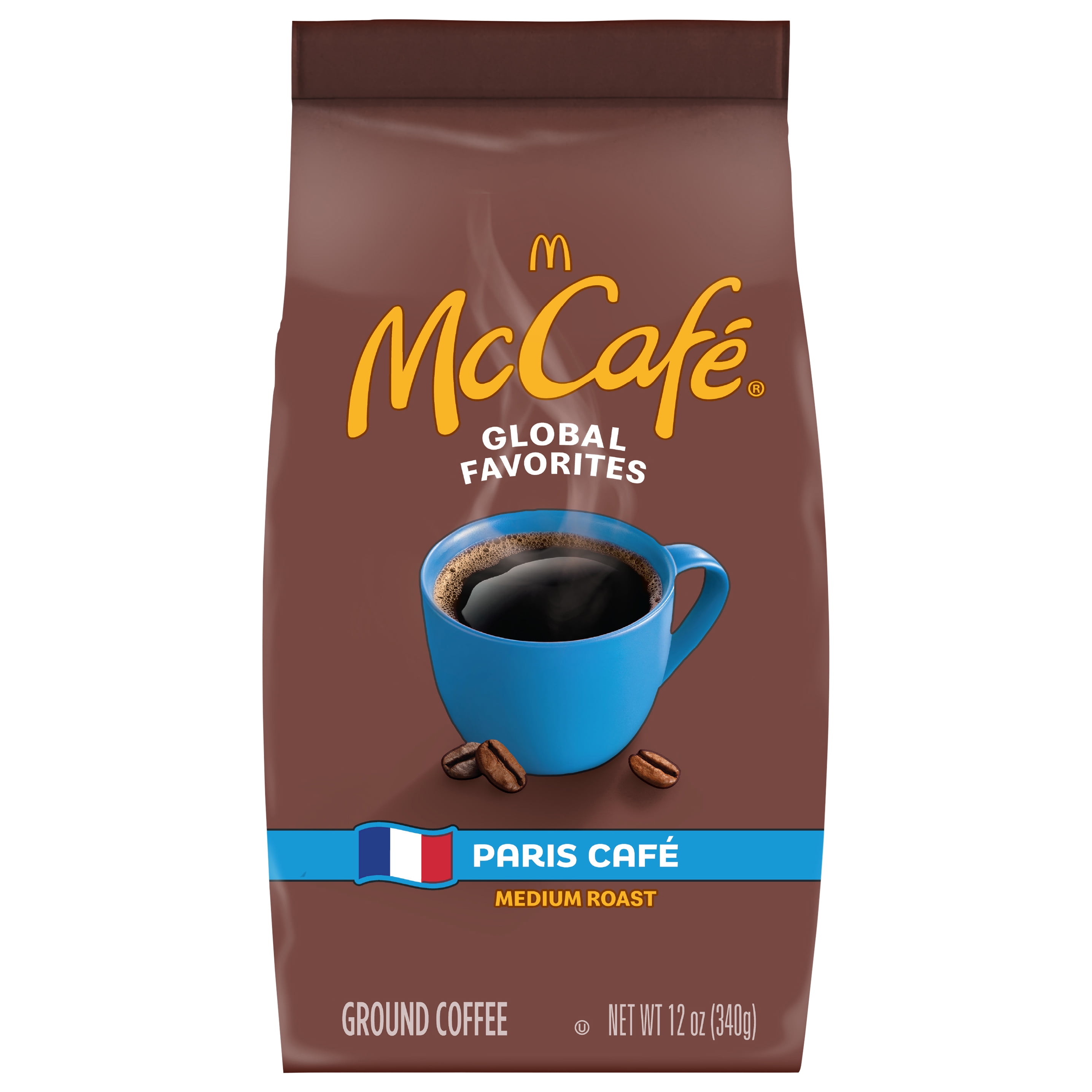 McCafe Paris Caf, Ground Coffee, Medium Roast, 12oz Bag - Walmart.com