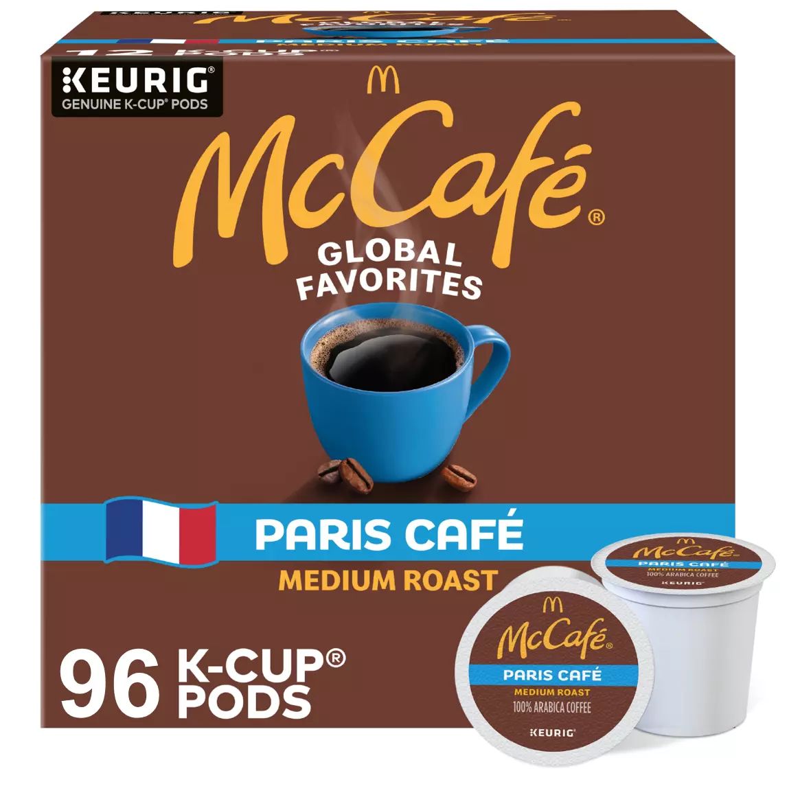 McCafe Paris Café, Keurig K-Cup Pods, Medium Roast Coffee, 96 Count ...