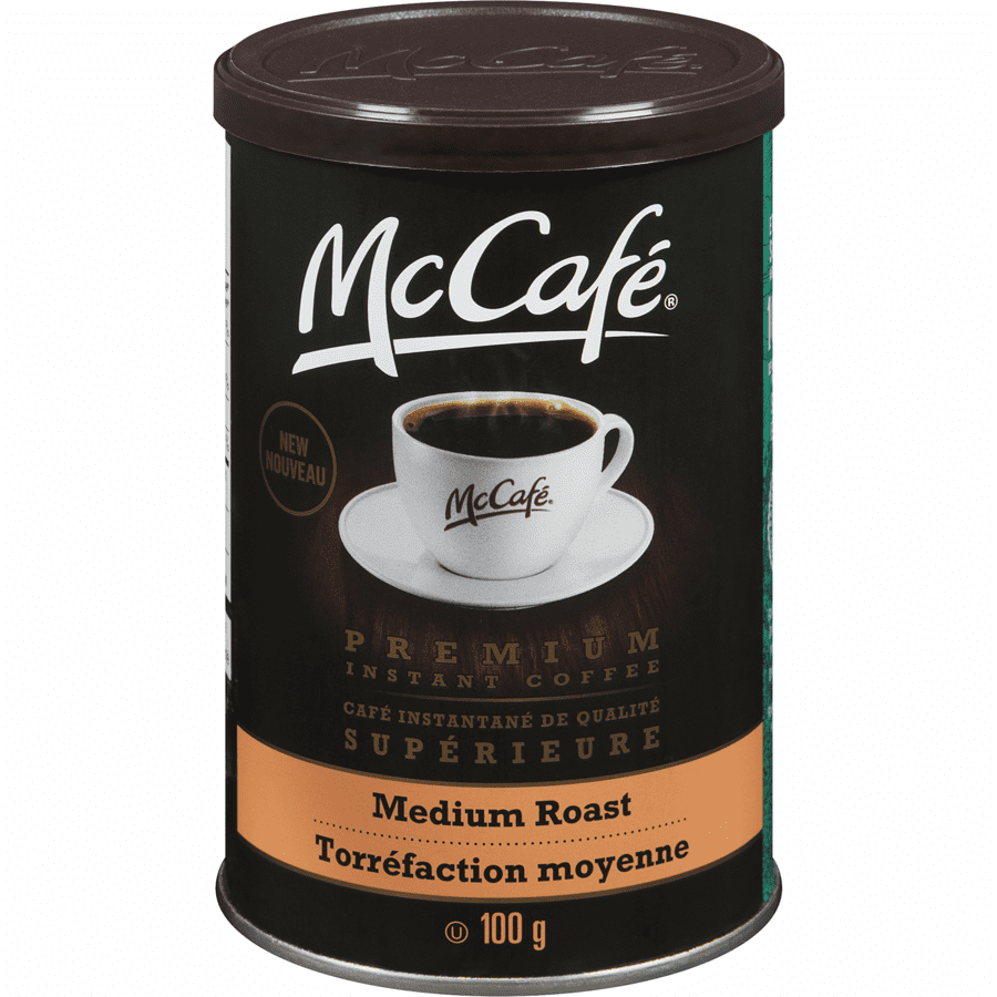 McCafe Premium Instant Coffee, Medium Roast, 100g/3.5 oz. Tin - Walmart.com