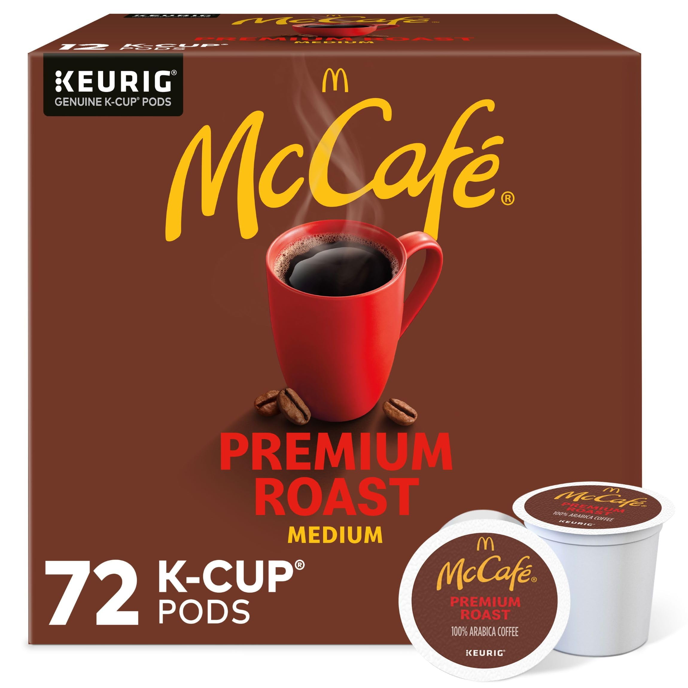 McCafe Premium Roast Coffee, Keurig Single-Serve K-Cup Pods, Medium ...