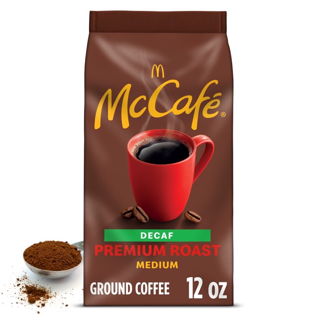 McCafe Premium Roast Decaf, Medium Roast, Ground Coffee, 12 oz ...