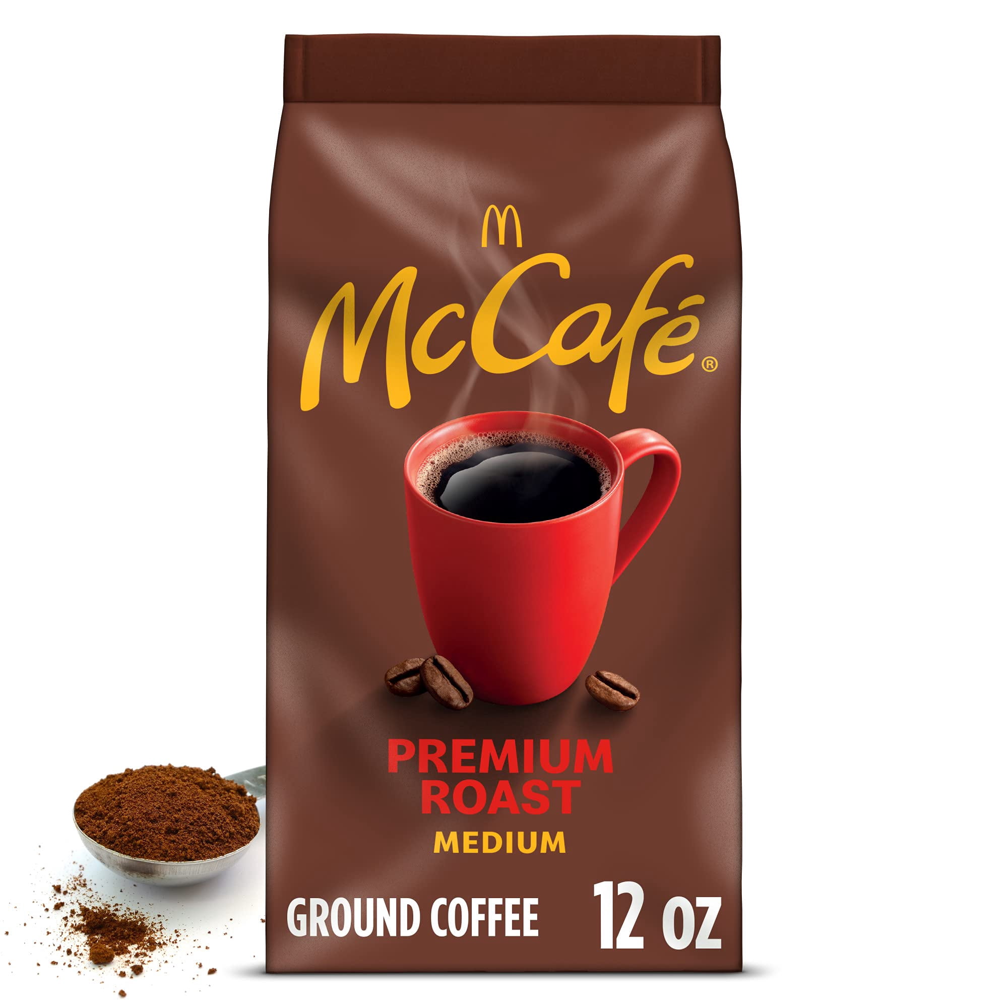 McCafe Premium Roast, Medium Roast Ground SMRCoffee, 12 oz Bag ...