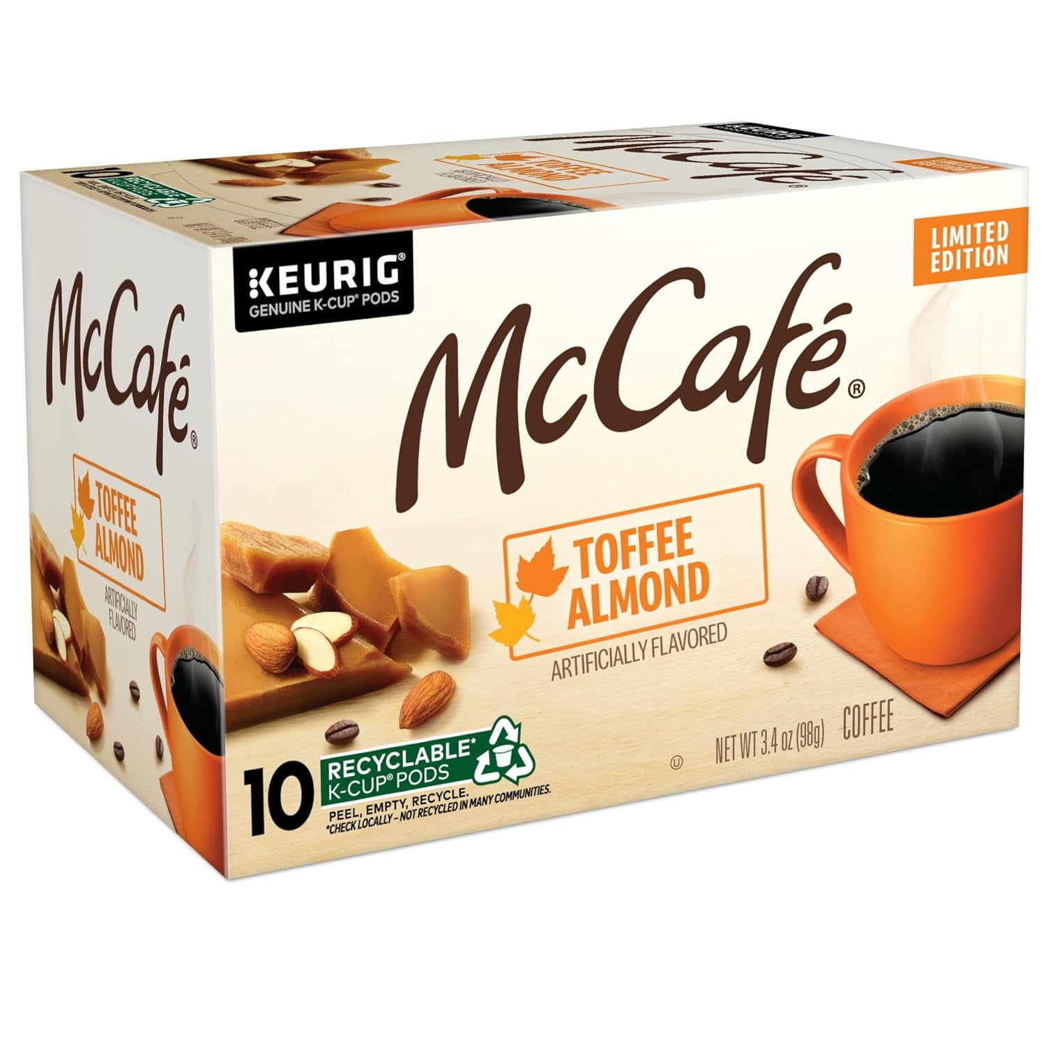 McCafe Toffee Almond Coffee Pods (10 ct) - Walmart.com