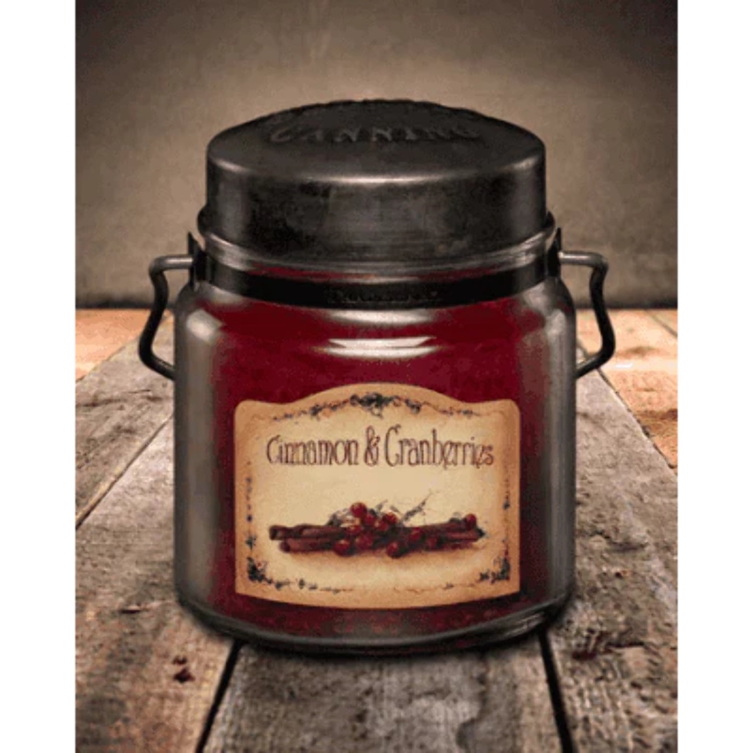 McCall's Candles CINNAMON and CRANBERRIES Classic Jar Candle-16oz ...