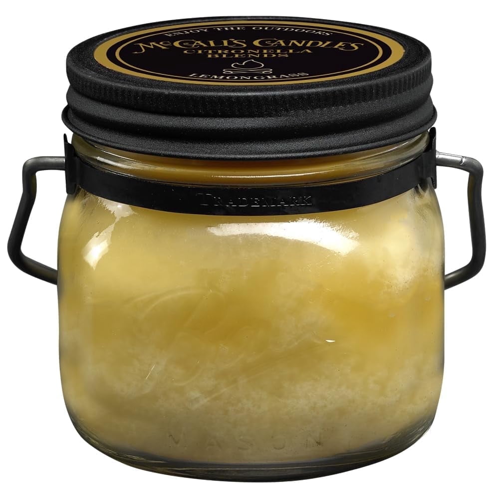 McCall’s Candles | Lemongrass Citronella | 16 oz Two-Wick Scented ...