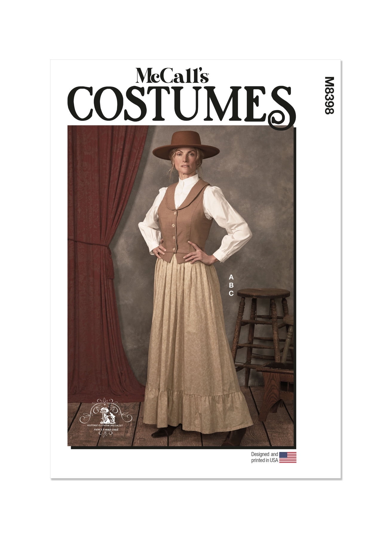 McCall's Sewing Pattern 8398 - Misses' Costumes, Size: Y5 (18-20-22-24 ...