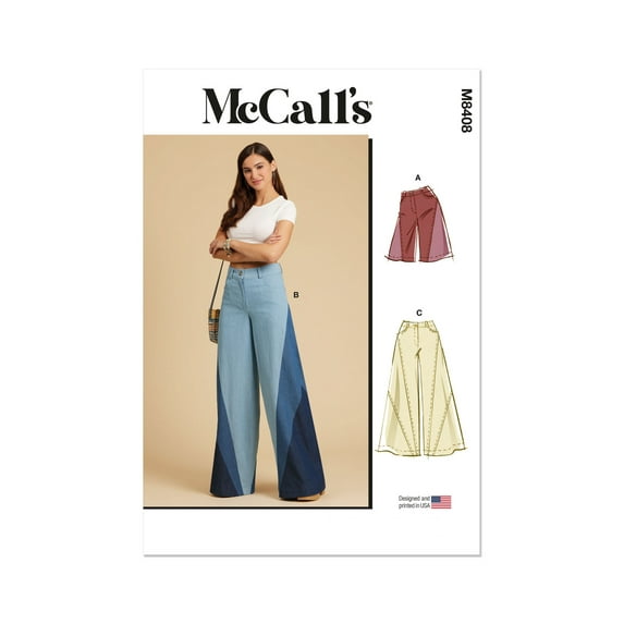 McCall's Sewing Pattern 8408 - Misses' Shorts and Pants, Size: U5 (16 ...