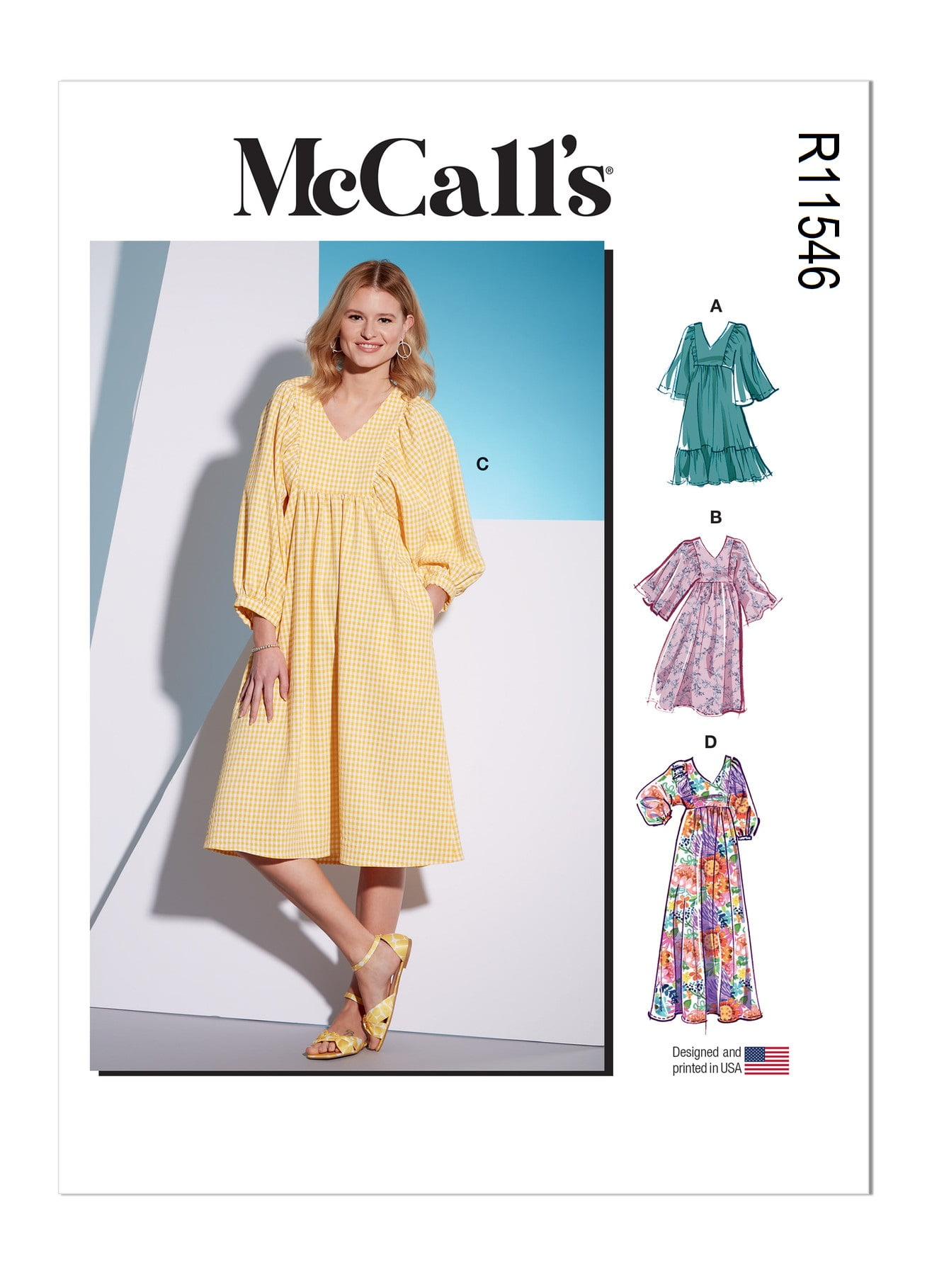 McCall's Sewing Pattern R11546 (8312) - Misses' Dresses, Size: Y (XS-S ...