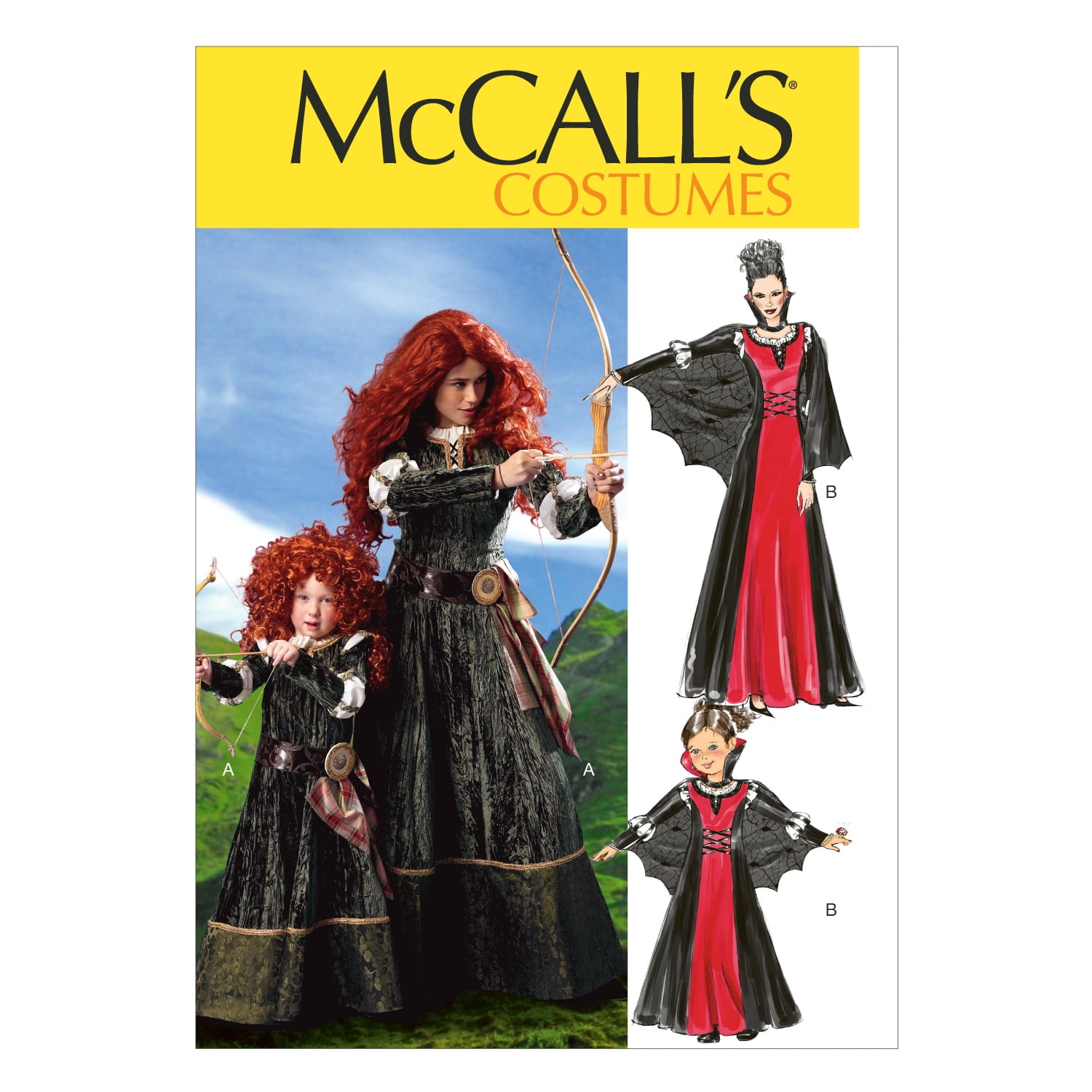 McCalls Ladies Sewing Pattern 6817 Historical Costumes - Walmart.com
