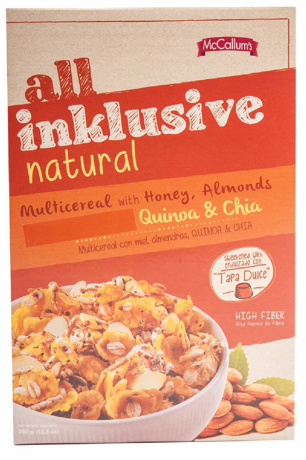 McCallum's All Inklusive Natural Honey & Almonds, Dry Mix Breakfast ...