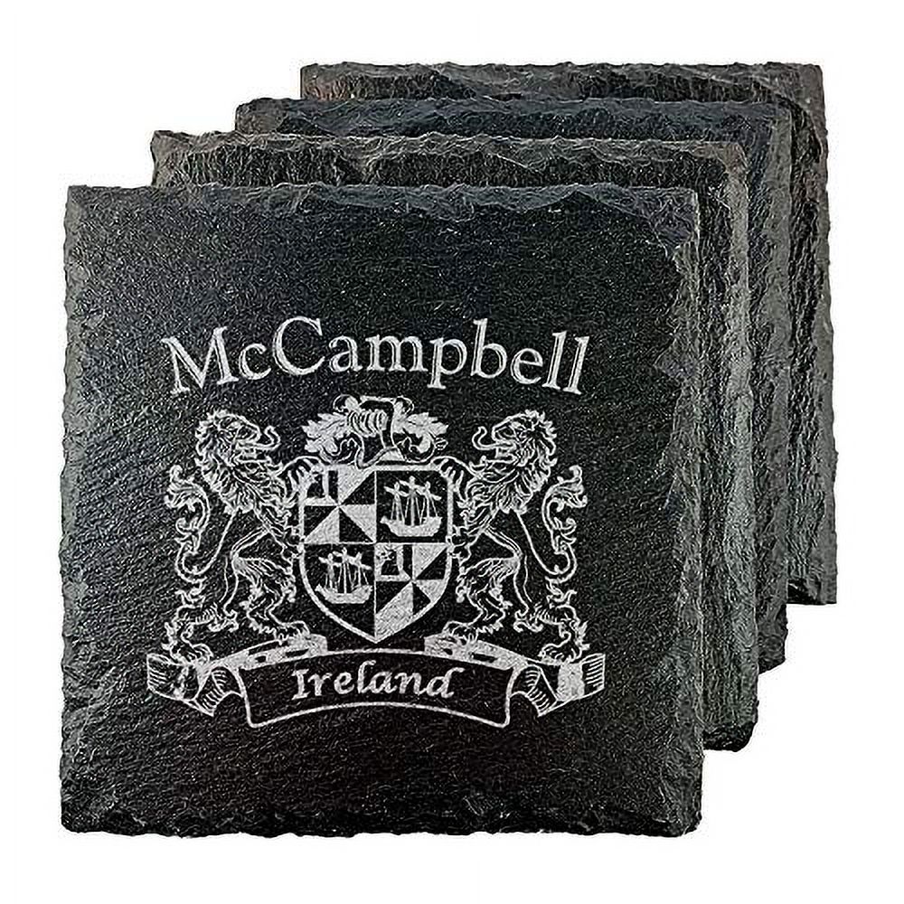 McCampbell Irish Coat of Arms Slate Coasters - Set of 4 - Walmart.com