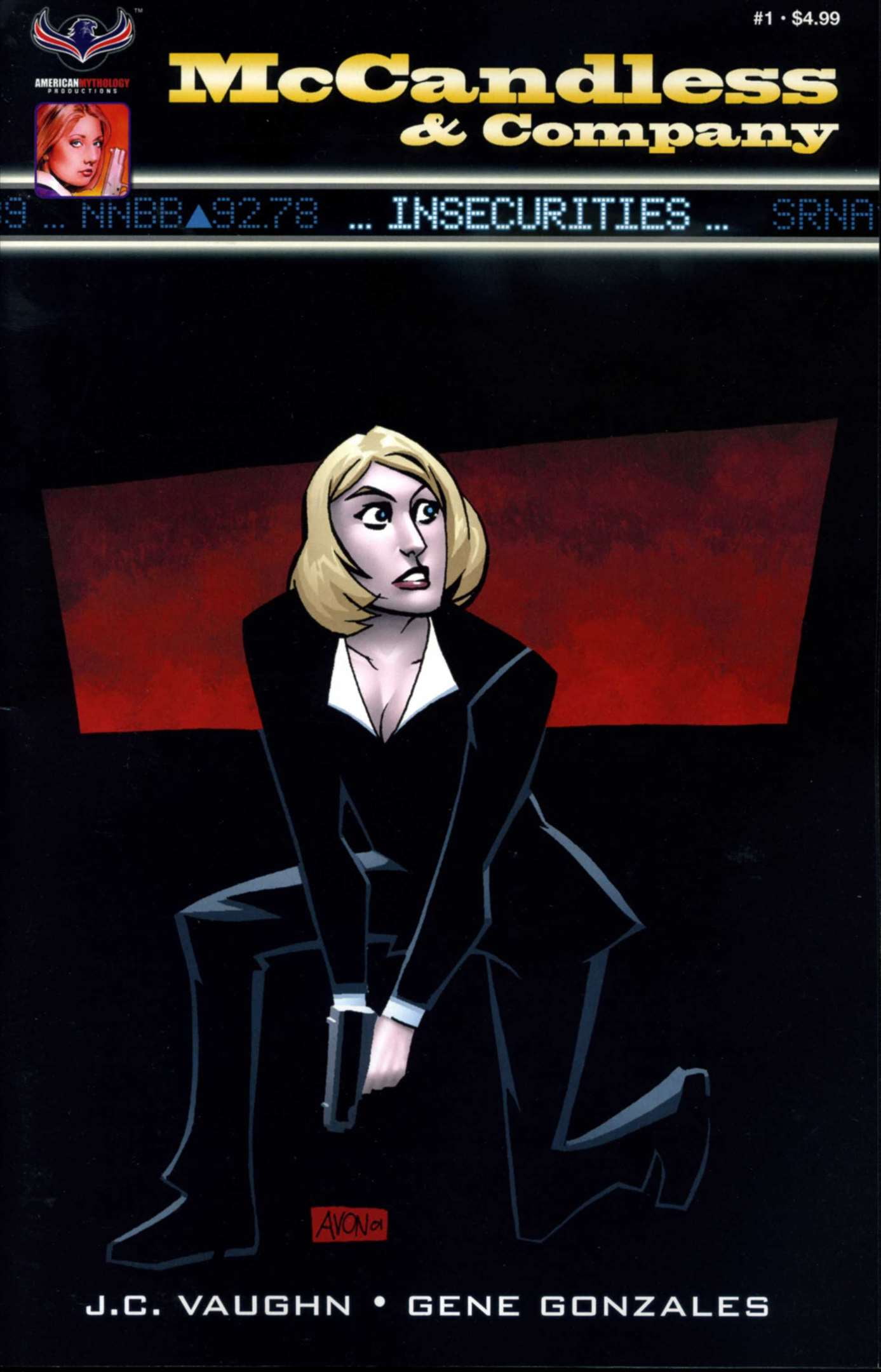 McCandless And Company: Insecurities #1 VF ; American Mythology Comic ...