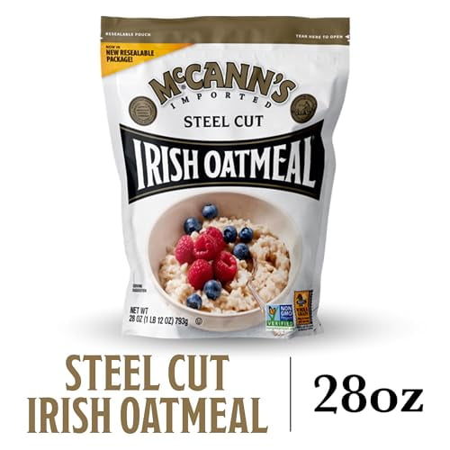 McCann's Irish Oatmeal, Traditional Steel Cut Oats, 28 Ounce Bag - Walmart.com