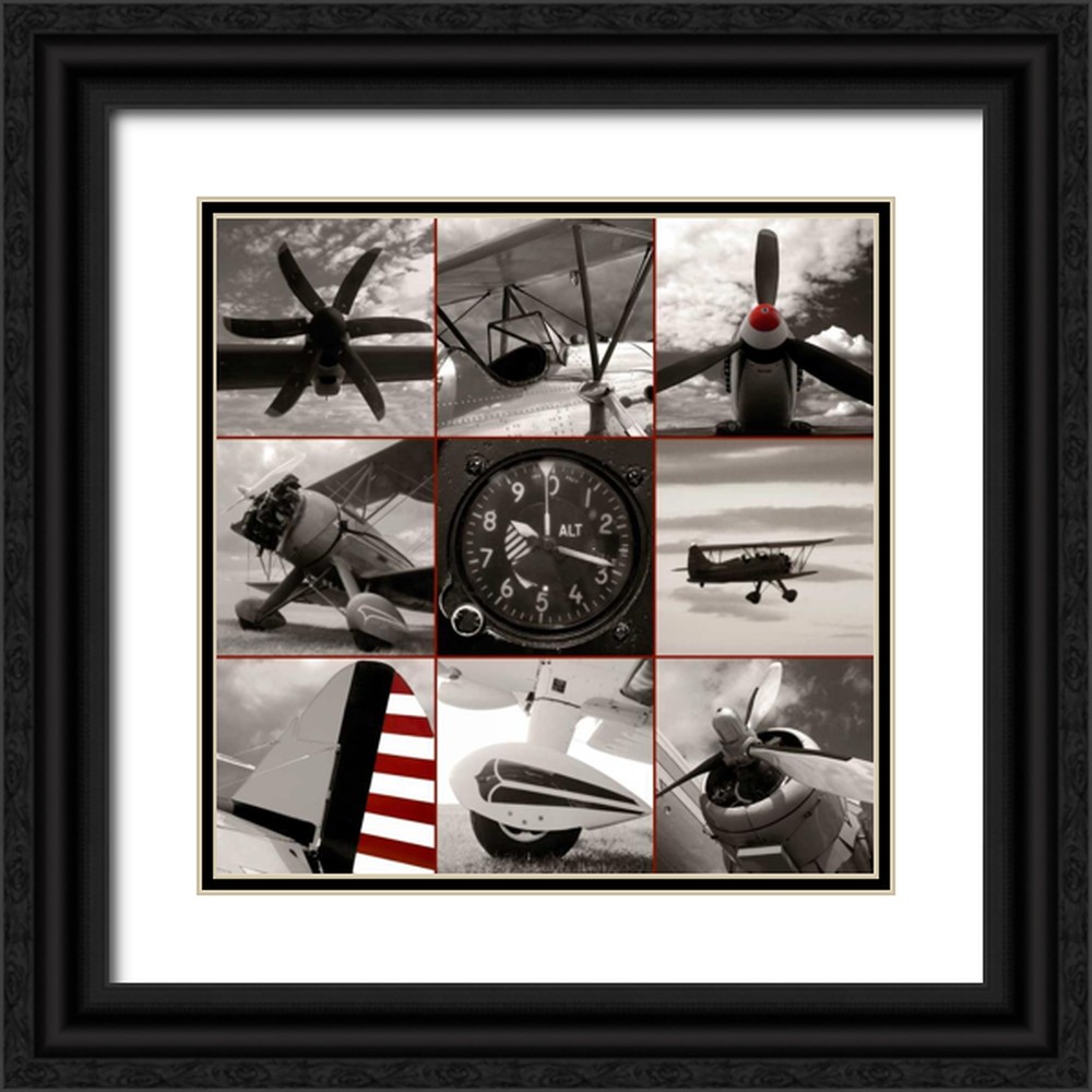 McCarthy, Matt 26x26 Black Ornate Wood Framed with Double Matting ...