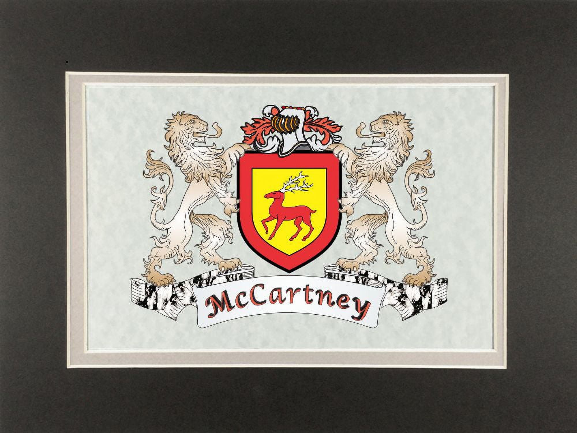 McCartney Irish Coat of Arms Print - Frameable 9" x 12" - Walmart.com